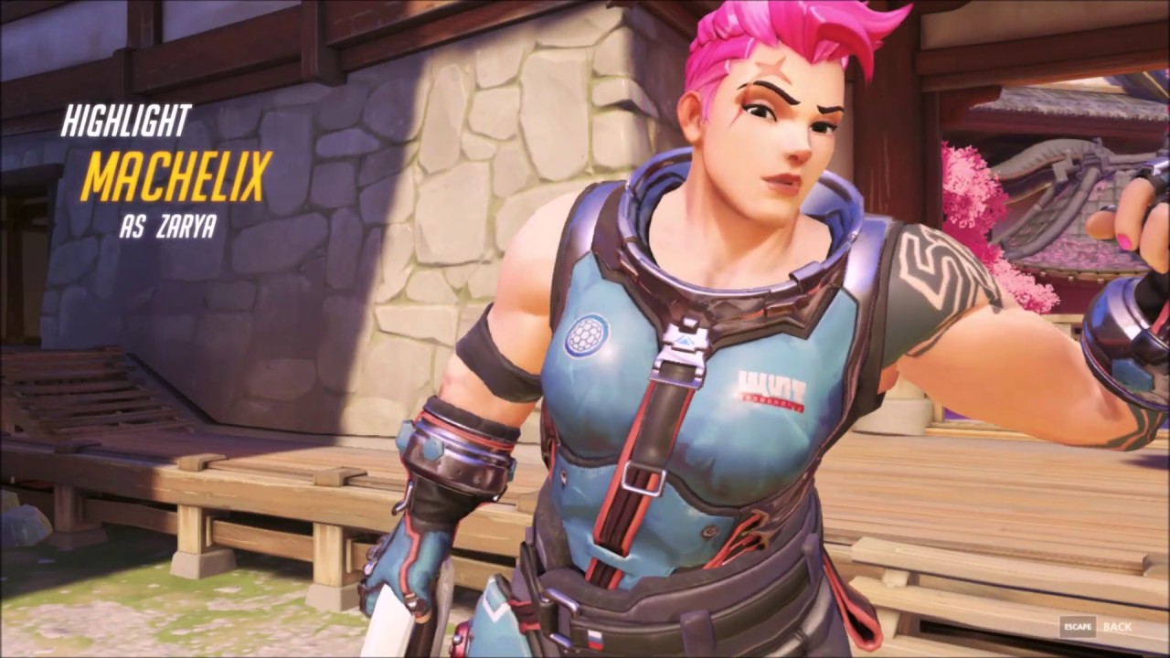 Overwatch: Zarya Highlight (1) - YouTube