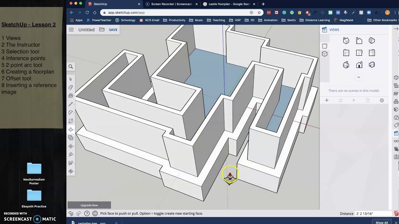 SketchUp Lesson 3 - YouTube