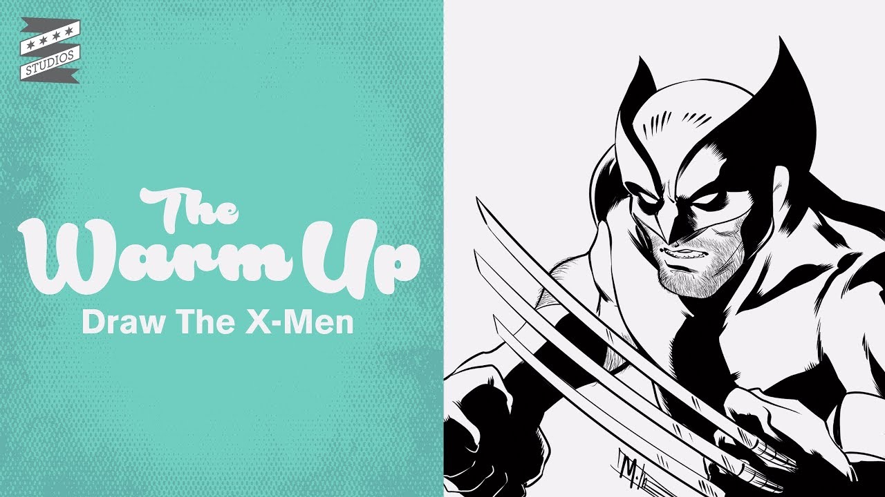 The Warm Up: Draw The X-Men - YouTube