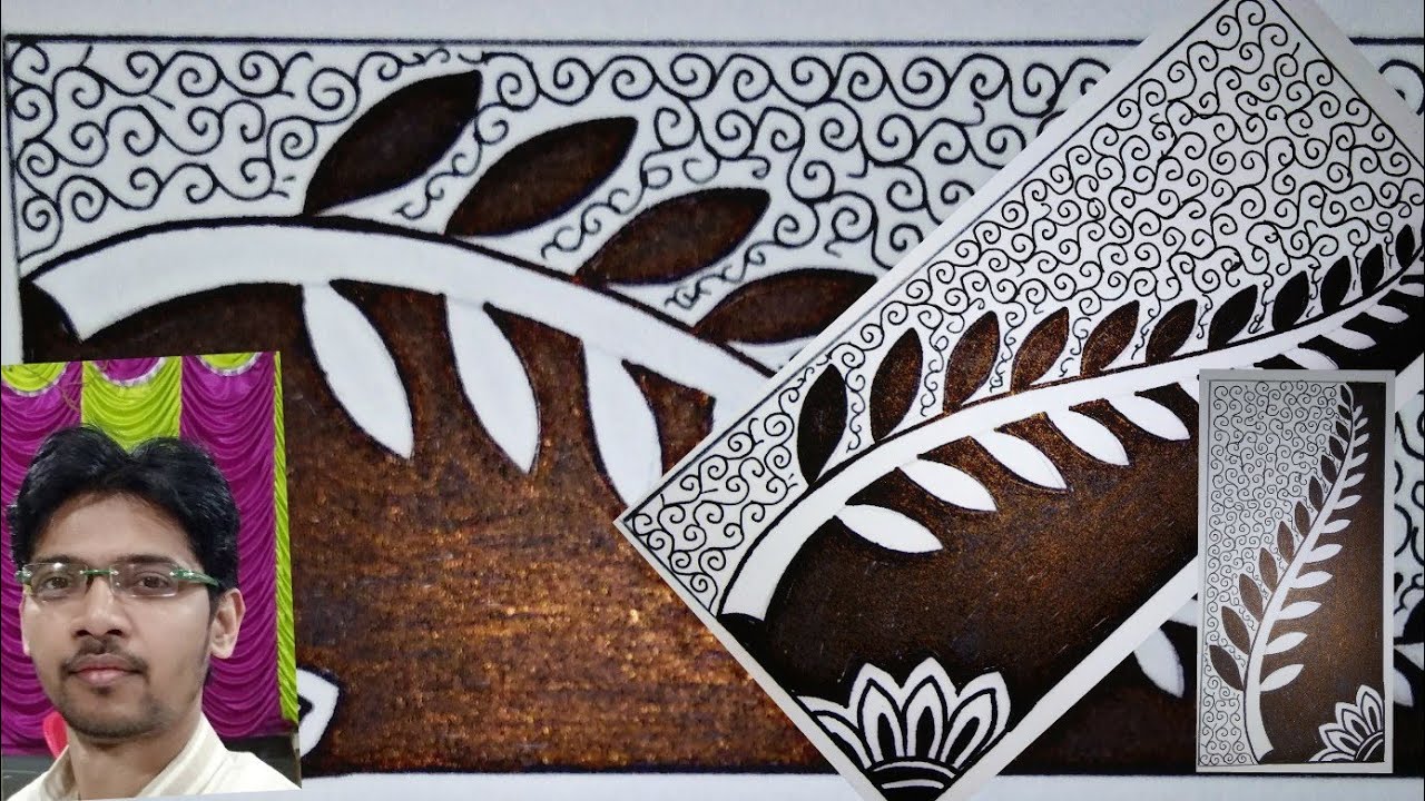 Simple leef drawing - YouTube
