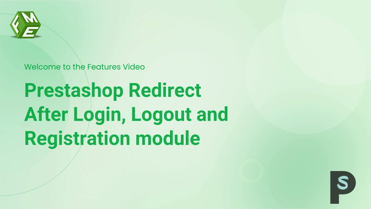 Prestashop Redirect On Registration Login Logout Module Seamless Navigation Control Youtube