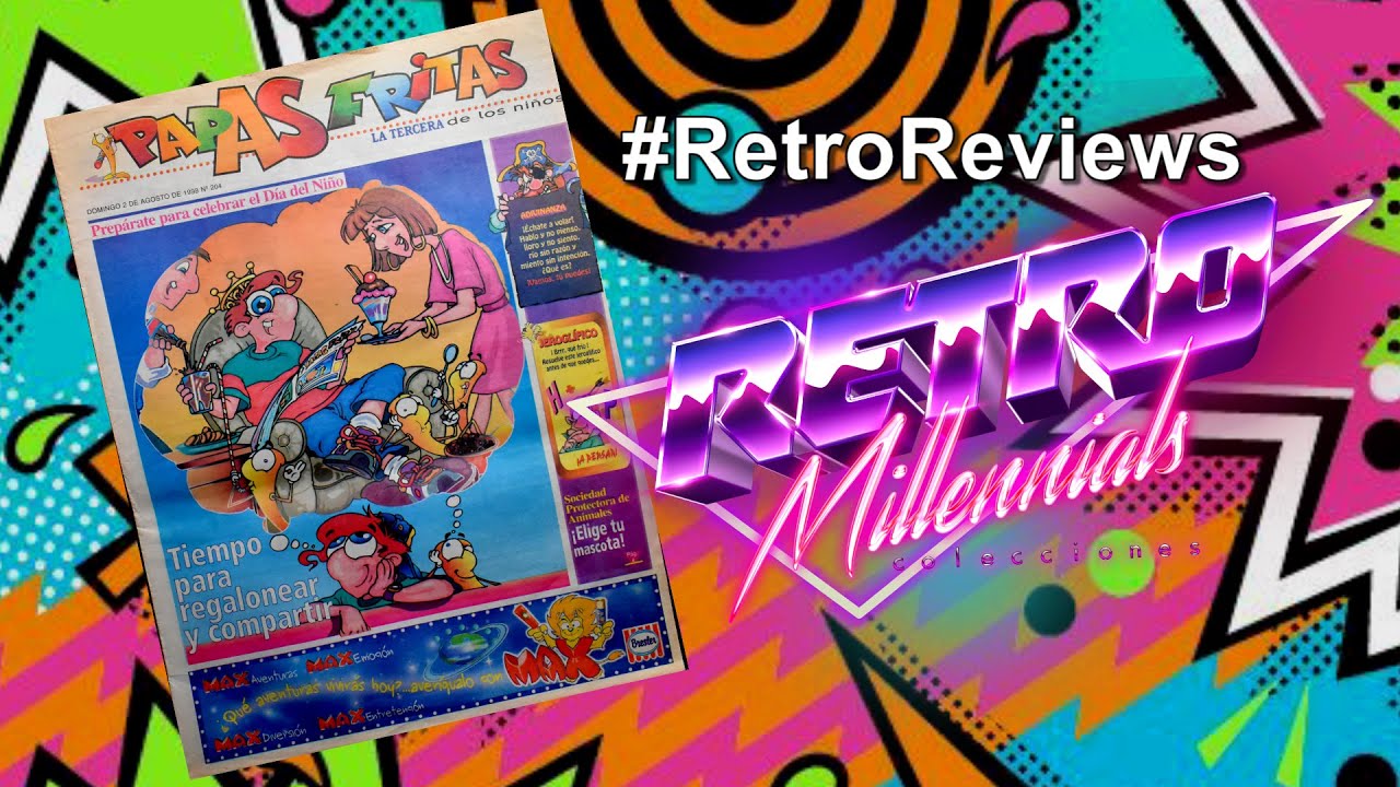 Retro Reviews: Revistas "Papas Fritas" - Diario "La Tercera" - YouTube