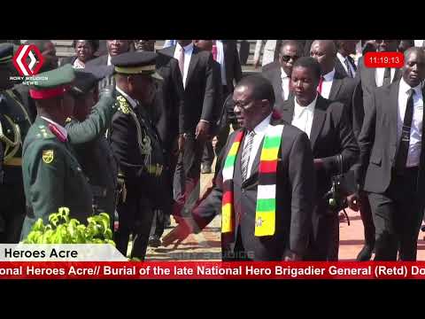 President Mnangagwa and other dignitaries departure from the National Heroes acre