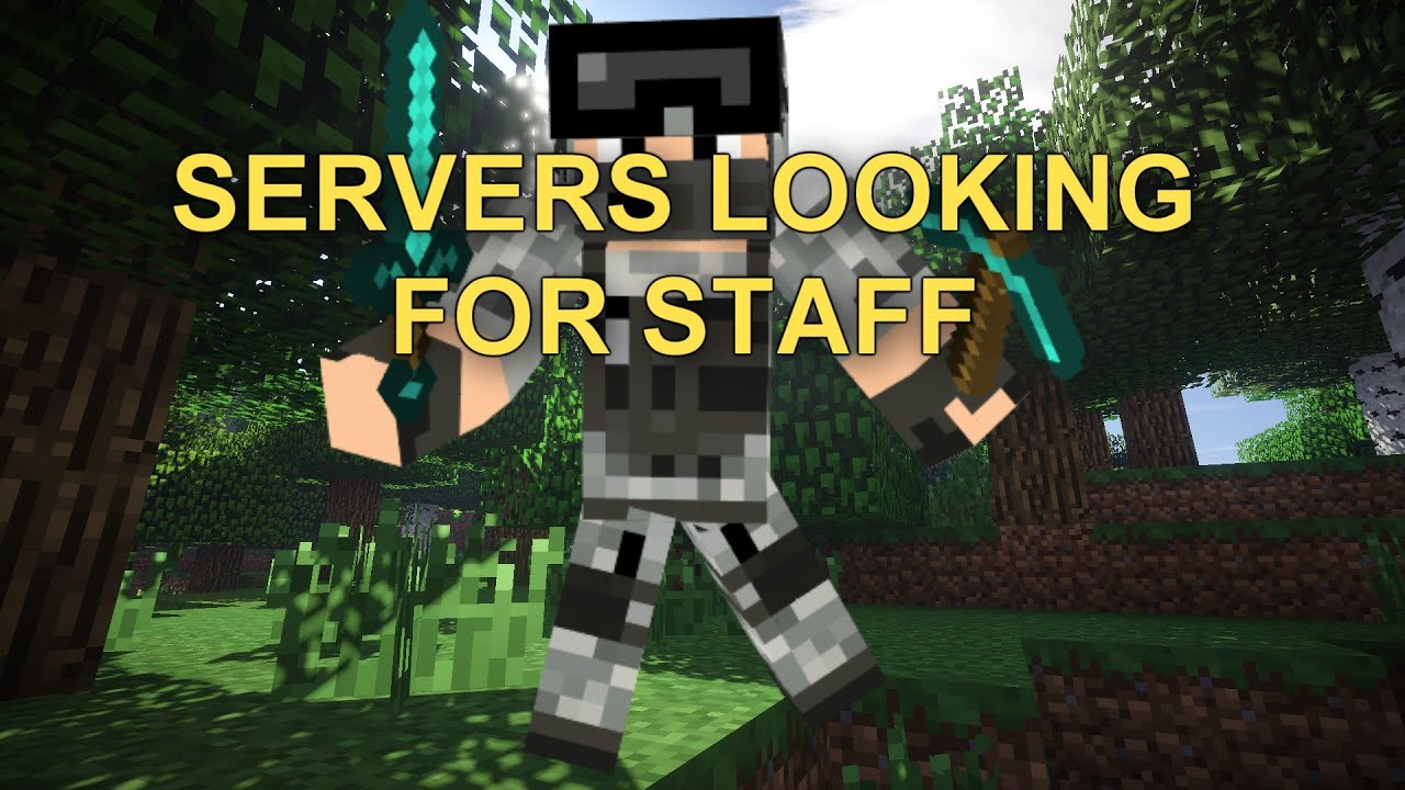 MineCraft Servers looking for Staff Members - YouTube