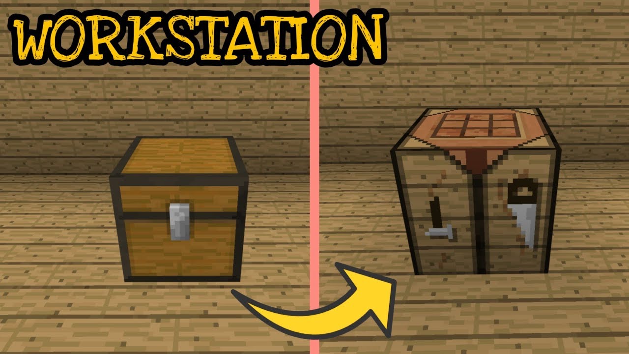 MINECRAFT PE Redstone WorkStation Tutorial (Multi Block Swapper) - YouTube