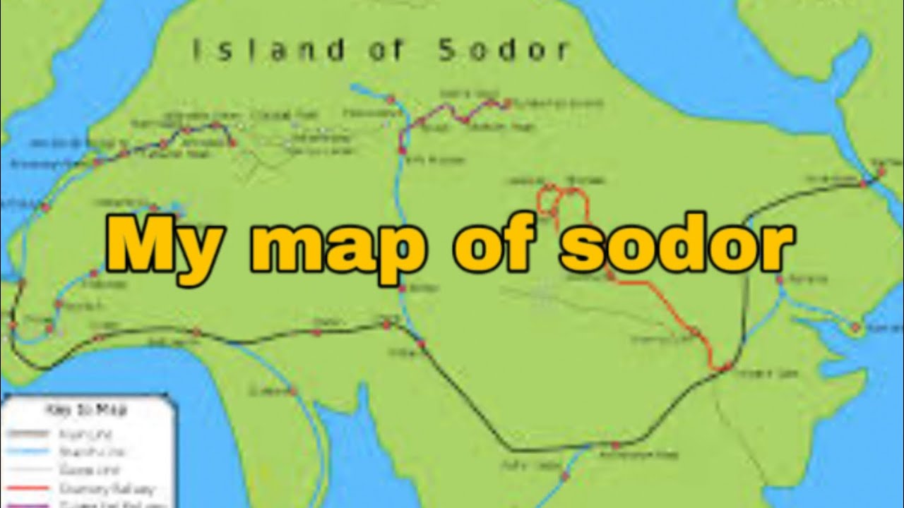 My map of sodor (part 2) Thomas’s branch line/ quarry line - YouTube