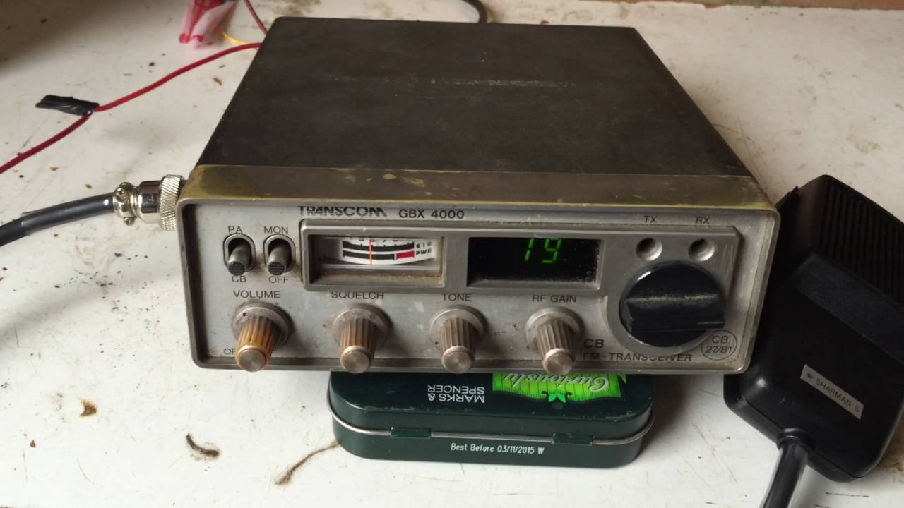 Transcom GBX 4000 - 40 Channel FM CB Radio - YouTube