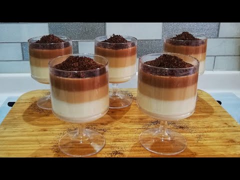 BİR KUPTA 3 LEZZET😋 VANİLYA🍦 KAHVE☕ ÇİKOLATA🍫 BU PUDİNG TARİFİ BİR HARİKA 😇