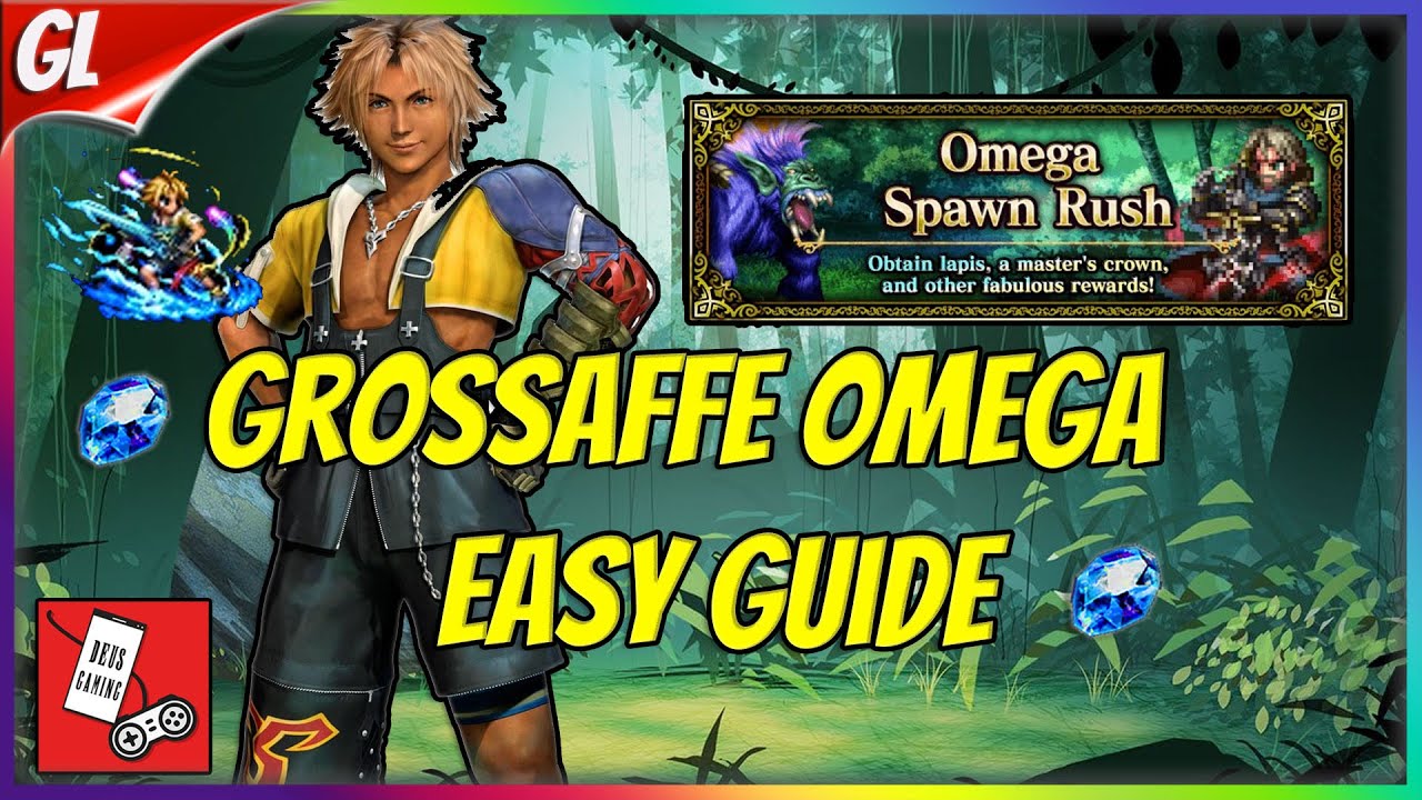 Omega Spawn Rush EXT EASY GUIDE! Get 3k Lapis SUPER QUICK! [FFBE Global] - YouTube