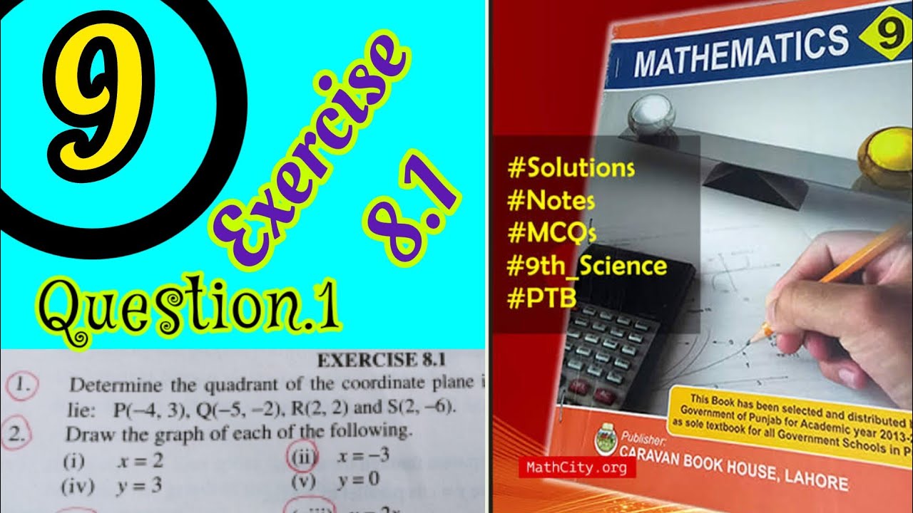 exercise 8.1 class 9 math q1|class 9 math exercise 8.1|math by liaqat / 8.1مشق نمبر - YouTube