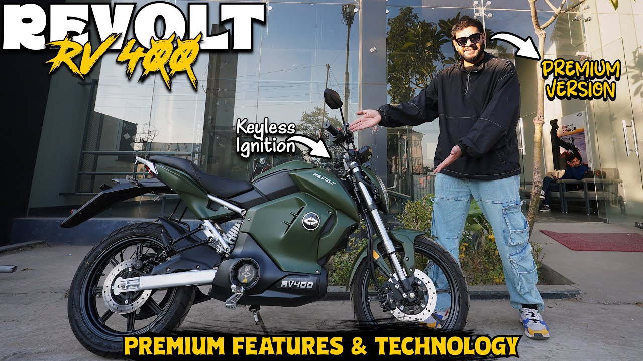 Revolt RV400 (Premium) | All Features, Price, and Details! - YouTube