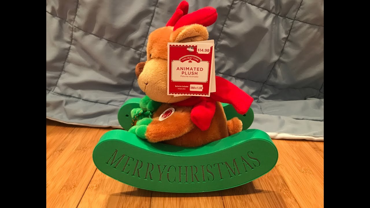 Sound and Light animated Rocking Reindeer - YouTube