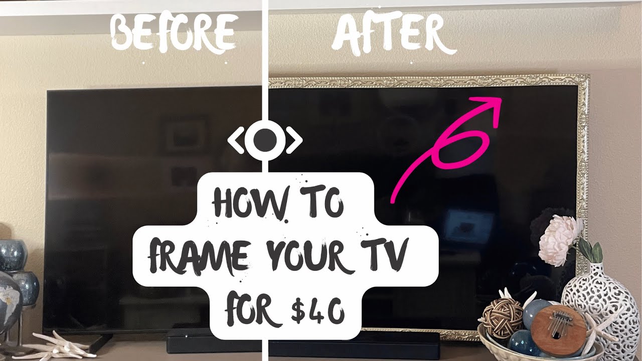 How to Frame Your TV for $40 - YouTube