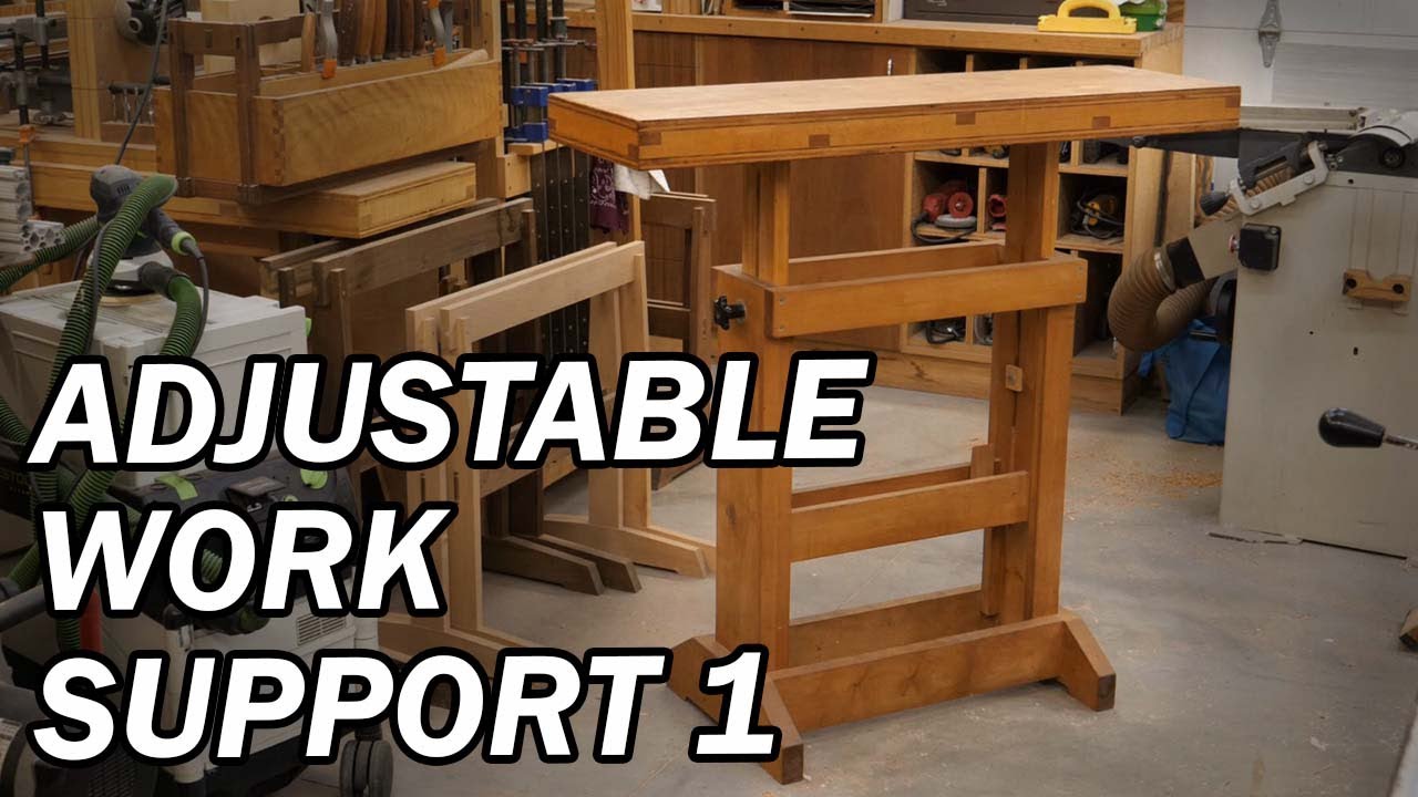 Adjustable Work Support Build Part 1 - YouTube