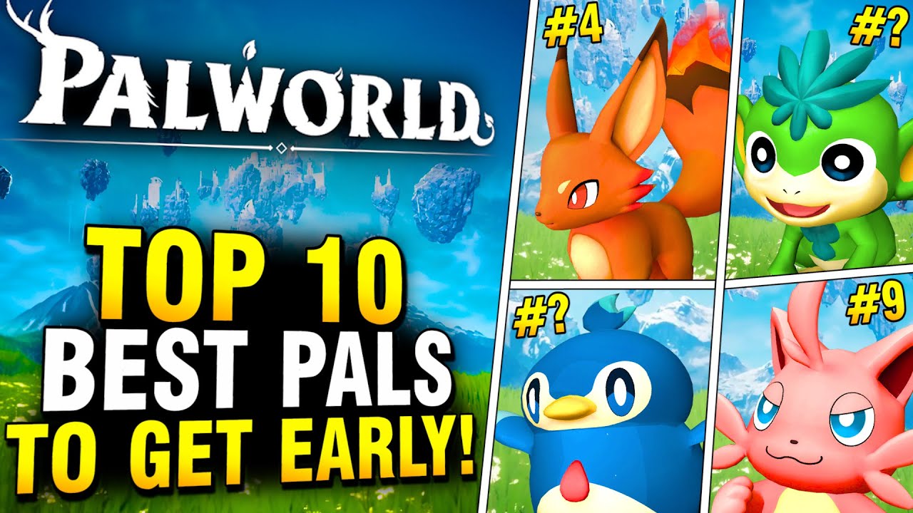 PALWORLD - Top 10 Best Pals For New Players RANKED - YouTube