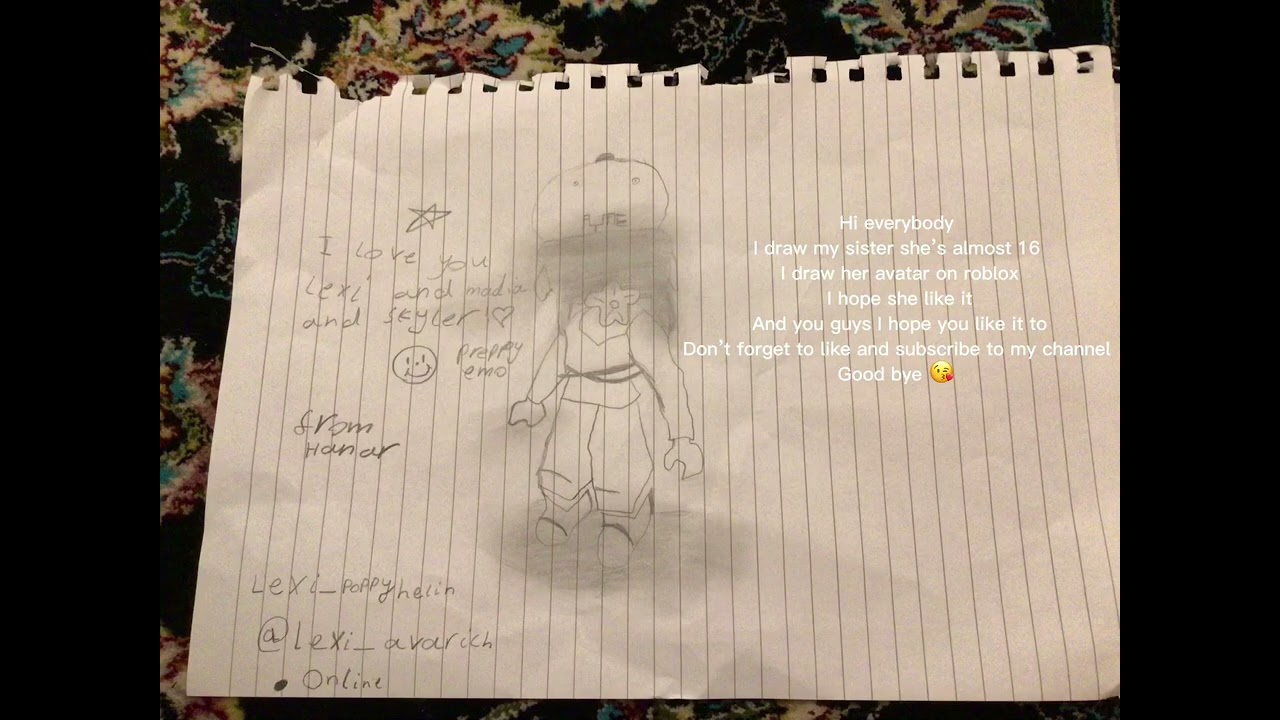 I draw you lexi I hope you liked it - YouTube