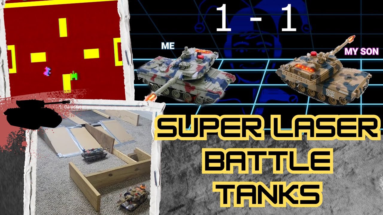Super Laser Battle Tanks - Basement Capture The Flag Course - YouTube
