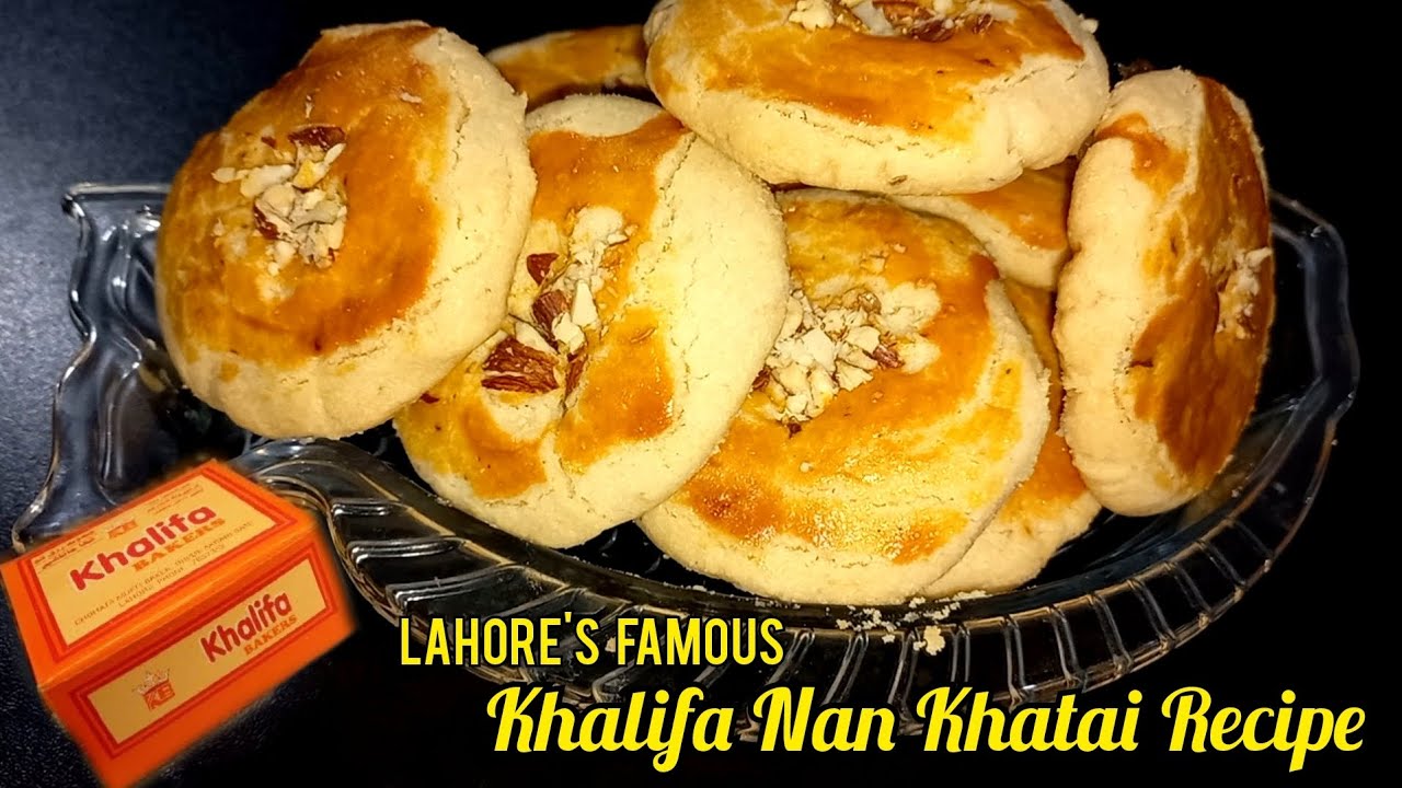 Khalifa Nan Khatai | Lahore's Famous Khalifa Bakery | Almond Nan Khatai ...