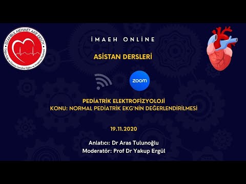 Pediatrik Elektrokardiyografinin Değerlendirilmesi (ECG)-İMAEH Zoom Dersleri-9