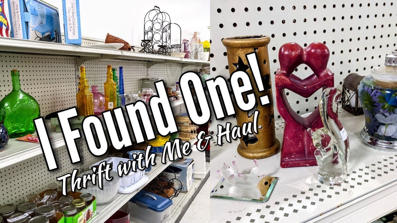 Thrift Store and Goodwill Shop with Me and our Thrift Haul from both ...