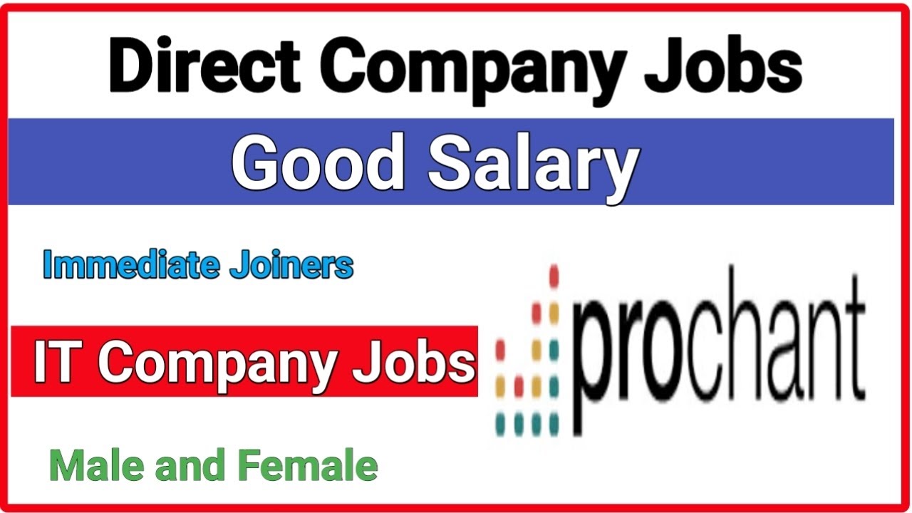 💥 Direct Company Job Openings Good Salary Jobs Male and Female Jobs ...
