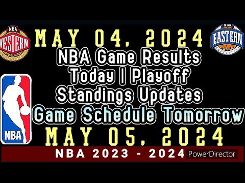 NBA Game Results Today | May 04, 2024| Playoff Standing Updates #nba # ...