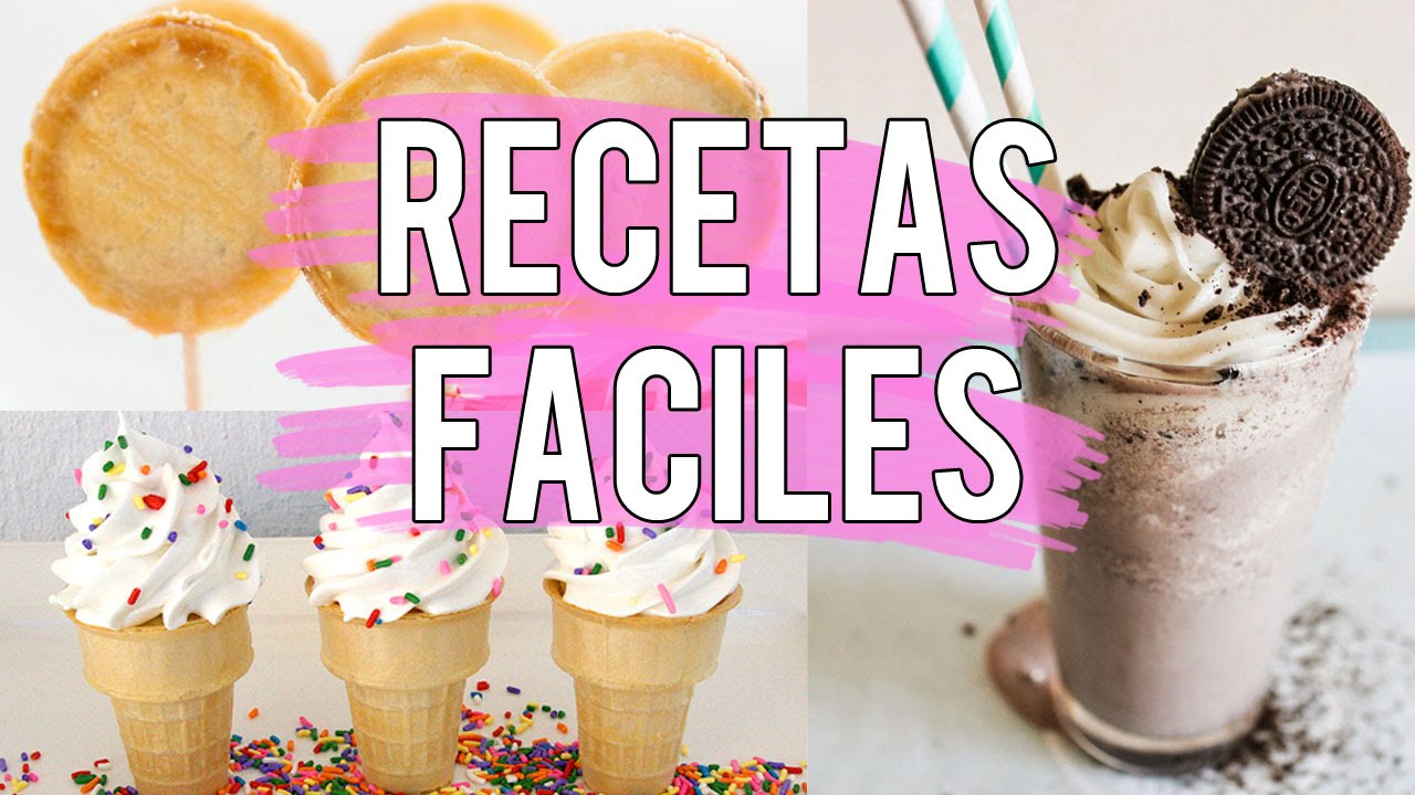 Recetas fáciles de postres que debes probar - Tutoriales Belen - YouTube
