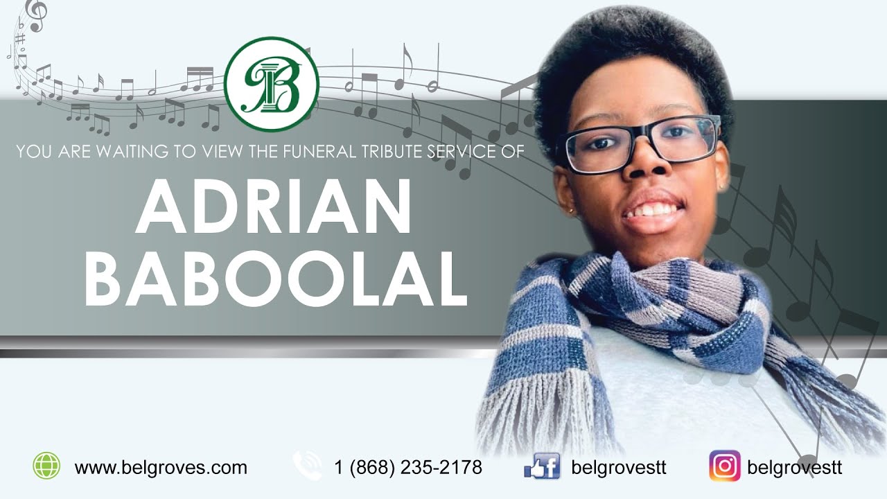 Adrian Baboolal Tribute Service - YouTube