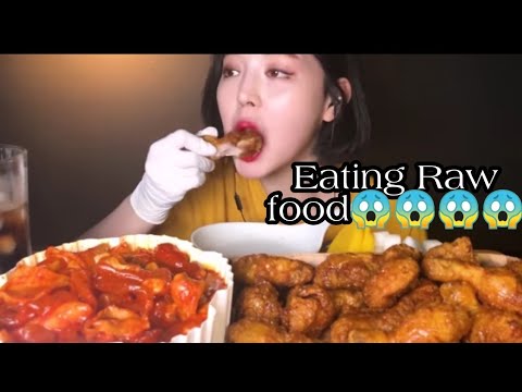 KOREAN MUKBANG CHALLENGE COMPILATION (RAW FOOD) - YouTube
