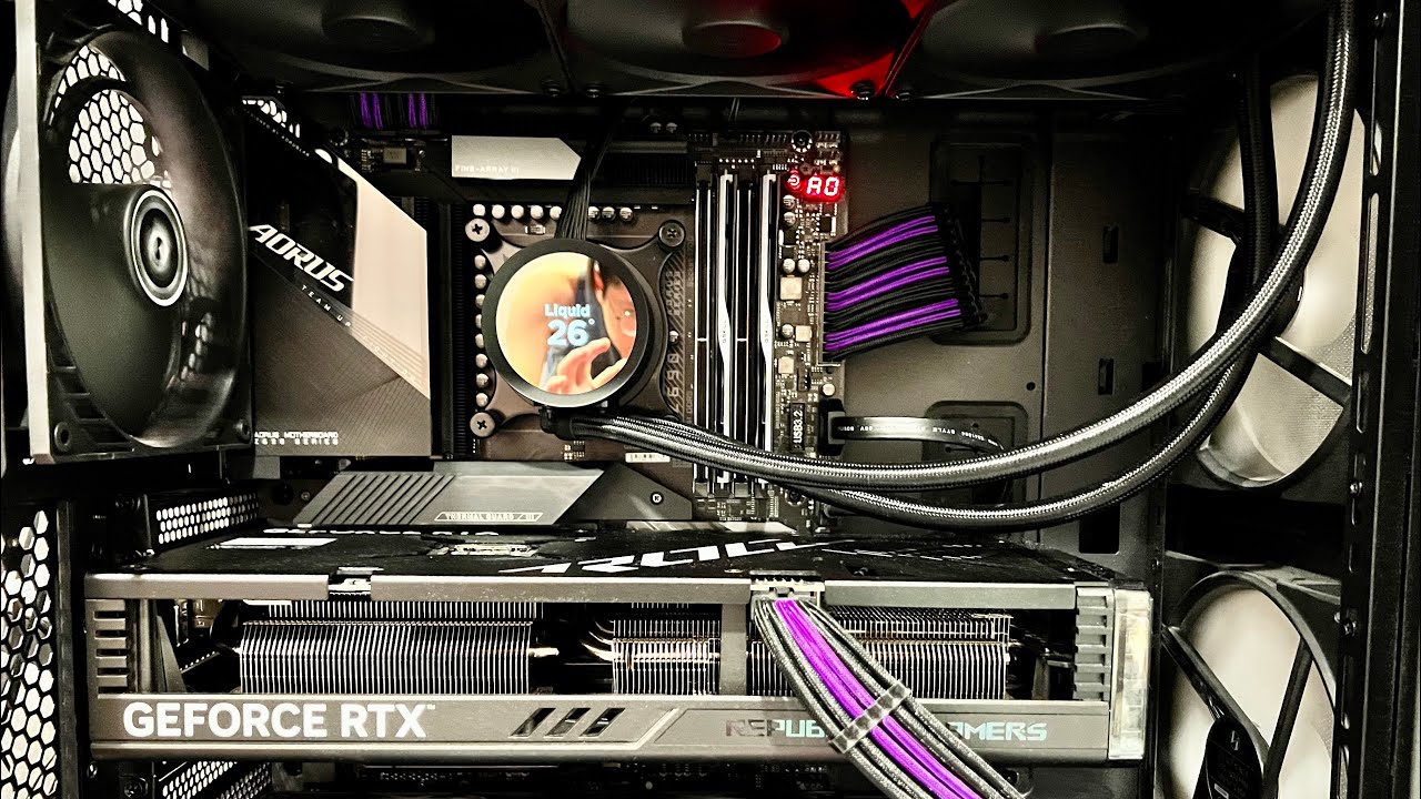 BUILD ALL BLACK PC NON-RGB 全黑 無光害 ROG RTX4070/NZXT KRAKEN 360/13600K ...