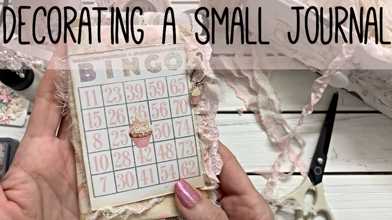 Decorating a Small Journal | Prima Dulce - YouTube