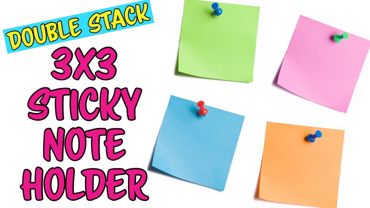 TWIN PACK STICKY NOTE HOLDER…COME SEE!! - YouTube