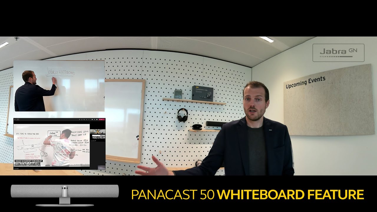 Jabra PanaCast 50 Whiteboard feature - YouTube