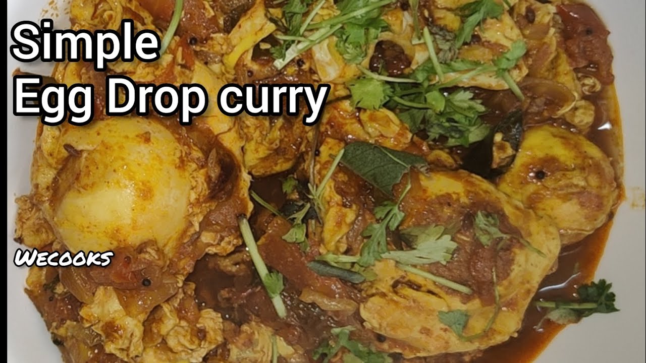 Egg Drop Curry Recipe in telugu|Egg Curry|How to make Egg Drop Curry ...