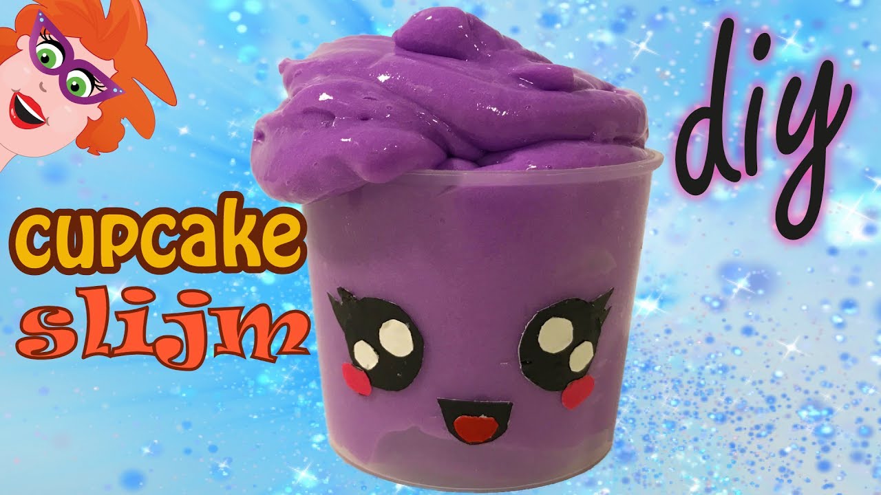DIY slime: Miss cute kawaii cupcake - poging 1! - YouTube