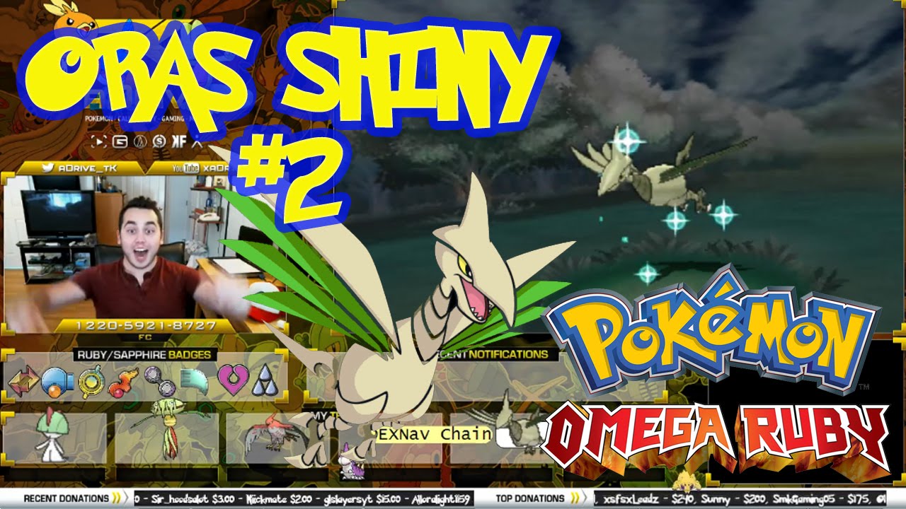 DEXNAV Sneaking Shiny Chain | SHINY SKARMORY #2 ROAD TO 100 | Omega ...