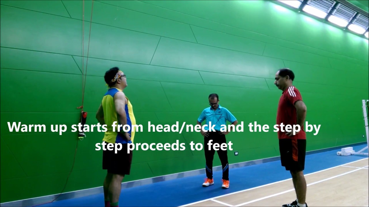 How to do Badminton warm up the right way - YouTube