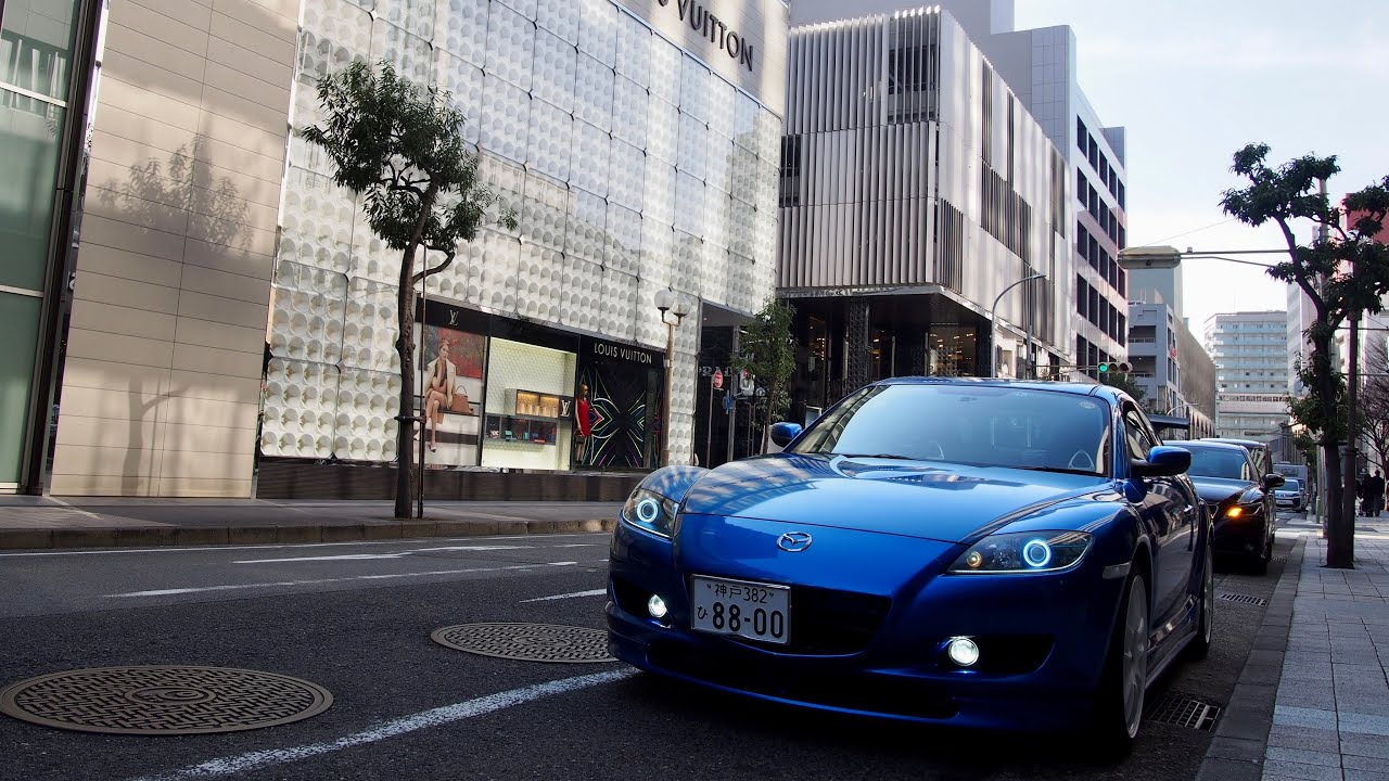 RX-8！1年経過したヤフオク加工ヘッドライトのレビューしてみた！ - YouTube