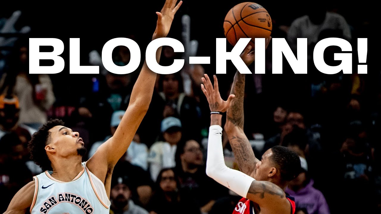 WEMBY LEADS THE LEAGUE WITH 3.4 BLOCKS PER GAME! - YouTube