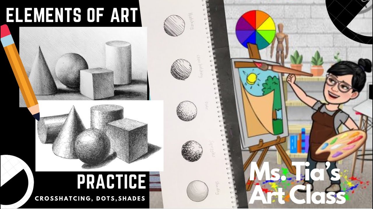 How to shade - Shading techniques - Elements of art Form & Value ...