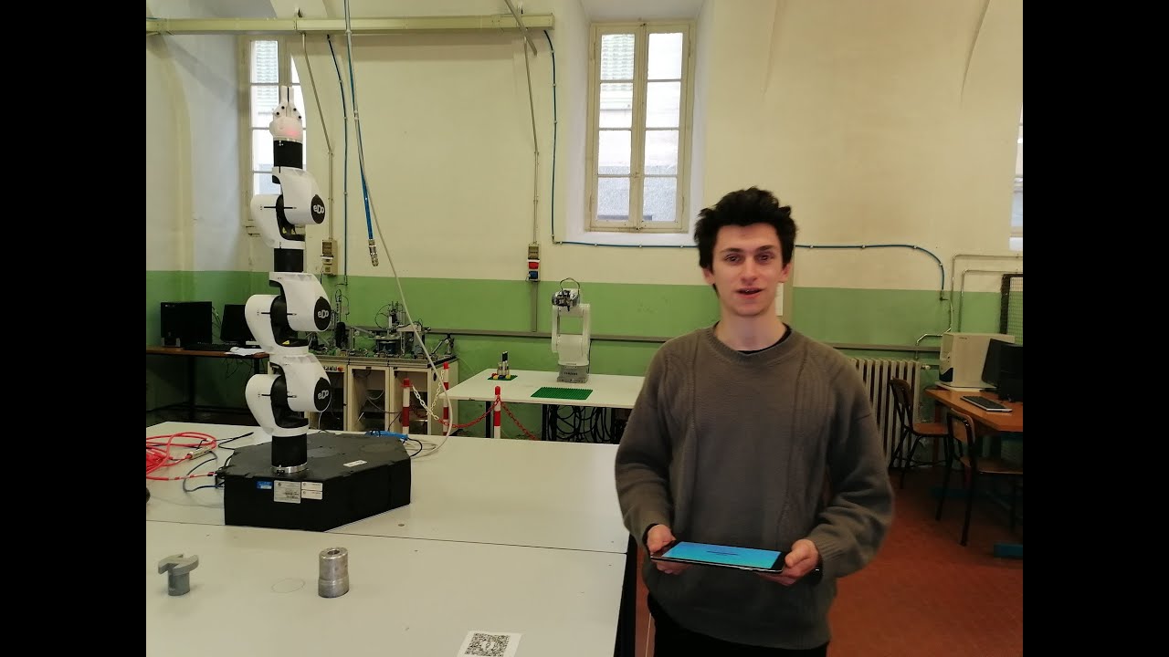 Robot Comau eDO - Progetto Movimentazione Pezzi - YouTube