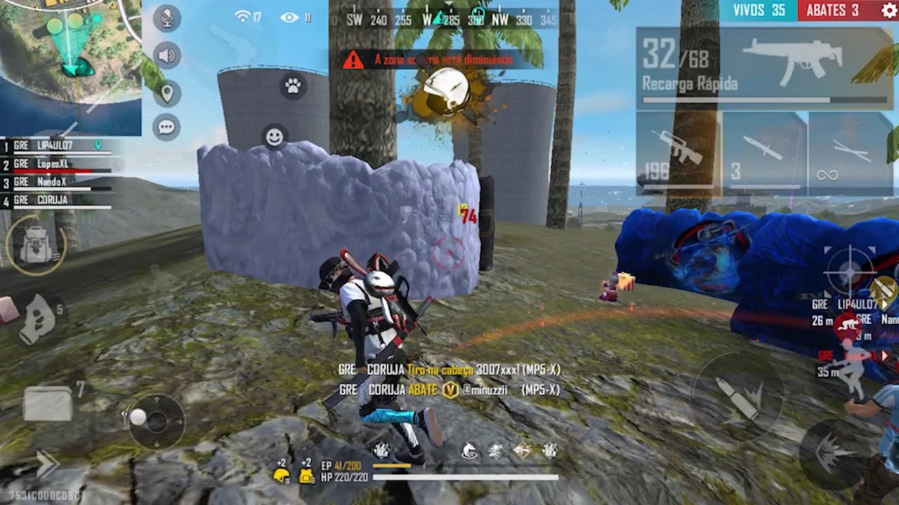 HIGHLIGHTS NO CAMP DE 50.000.00R$👑🥋IPHONE 8plus FREE FIRE - YouTube