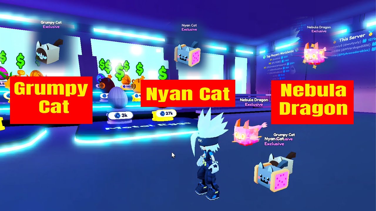 Exclusive Pets Release 6 : Grumpy Cat, Nyan Cat, Nebula Dragon | Pet ...