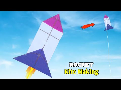 How to make Rocket Kite | patang kese banate he | Patang | Easy kite ...