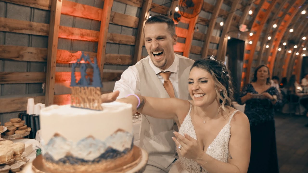 Kristen and Mike's Modern Highlight Wedding Video at Heritage Barn ...