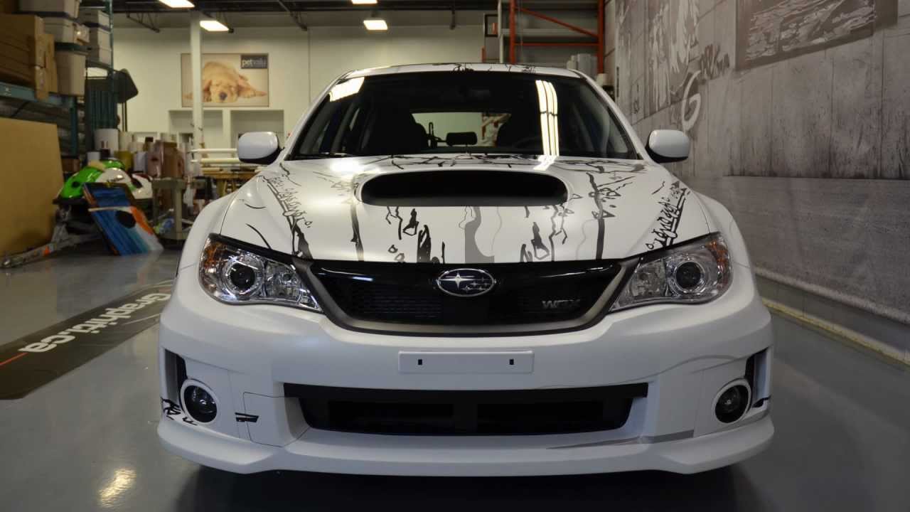Pure Performance - 2012 Subaru WRX Wrap Installation - YouTube