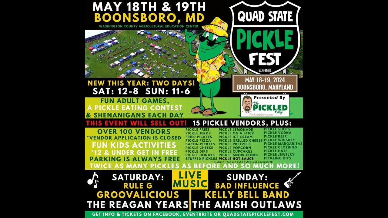 Quad State Pickle Fest 2024 Promo Reel - YouTube
