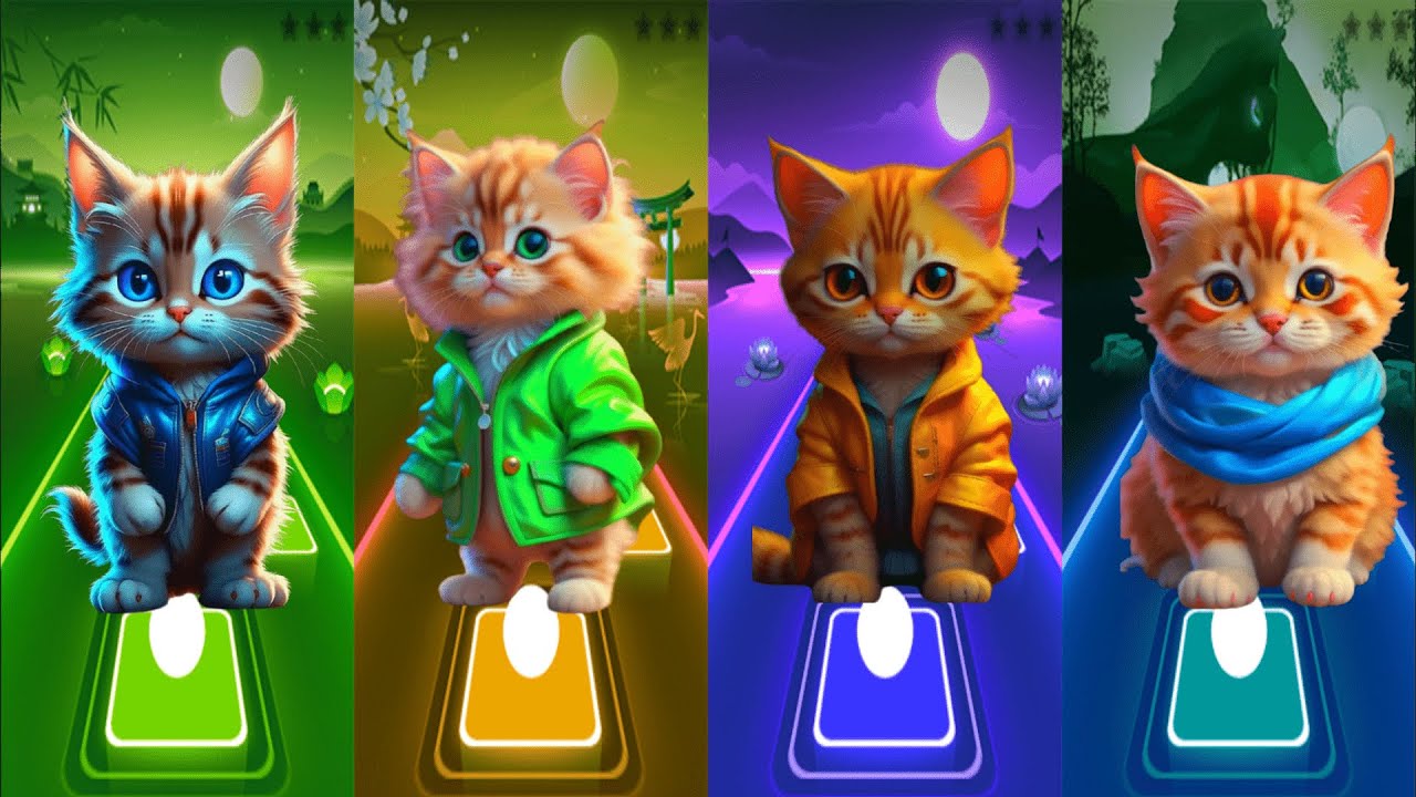 BTS DYNAMITE 🎧 JENNIE SOLO 🎧 BLACKPINK PINK VENOM 🎧 DANCE MONKEY 🎧 CATS SONG /TILES HOP - YouTube