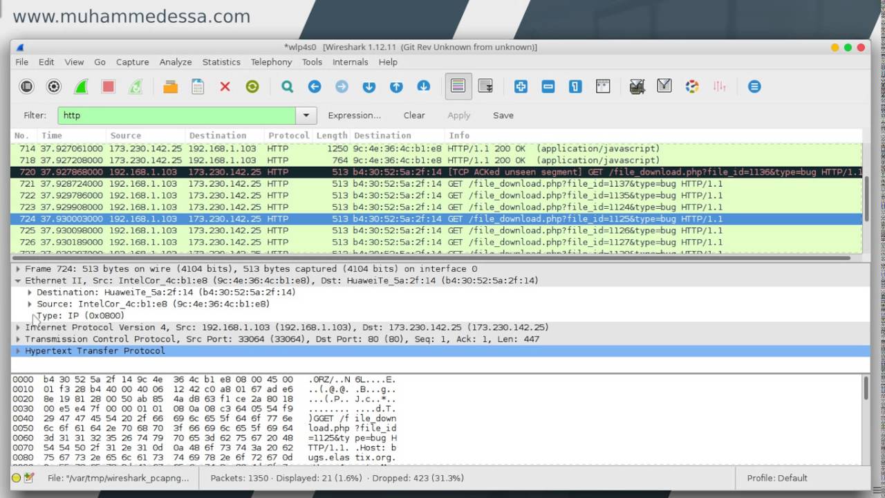 19 Wireshark GUI Discovering & Filtering - YouTube