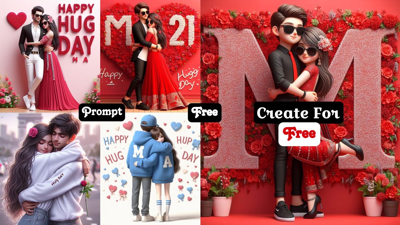 Create 3D AI Hug🫂Day Image Create 2024 I Happy Hug Day II Bing Image ...